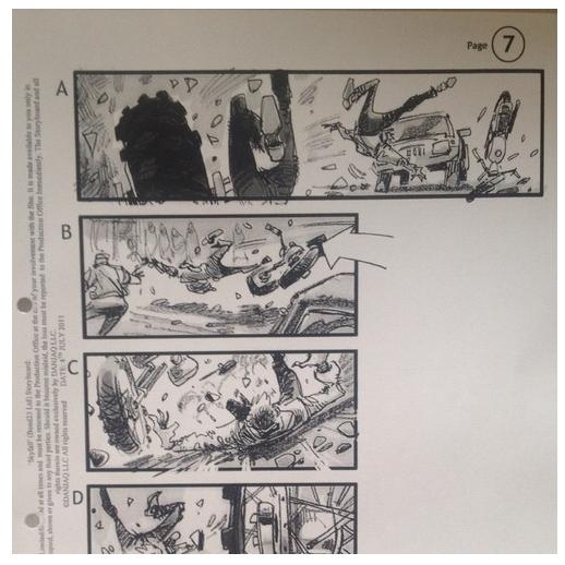 goldeneye 007: storyboard du nouveau james bond "Skyfall"