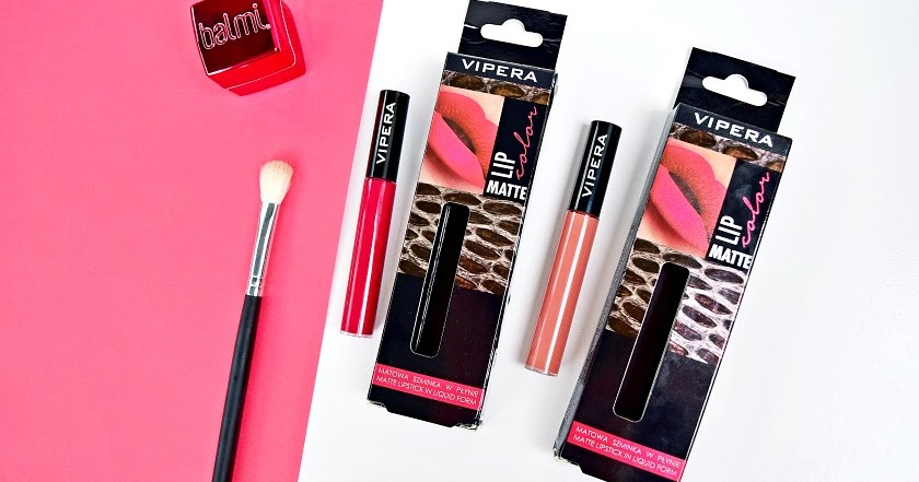 Miki: LIP MATTE COLOR - VIPERA / USTA NA PIERWSZYM PLANIE - szach MAT!