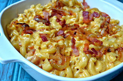 The Savvy Kitchen: Macaroni and Cheese with Bacon and Caramelized Onions