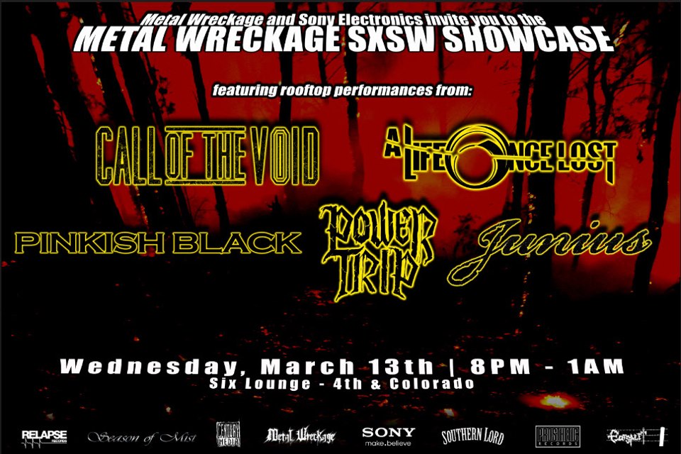 NO CONTROL Radio: SXSW Metal 2013 - The List (Updated 3/12)