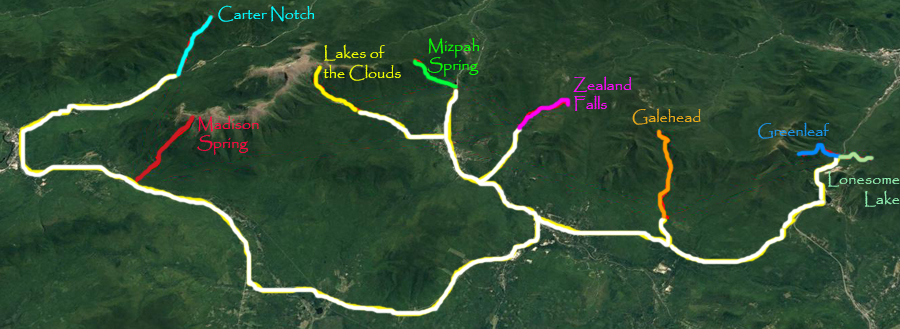 Hiking in the White Mountains: Hut Road Rally . . . AMC Huts in a Day ...