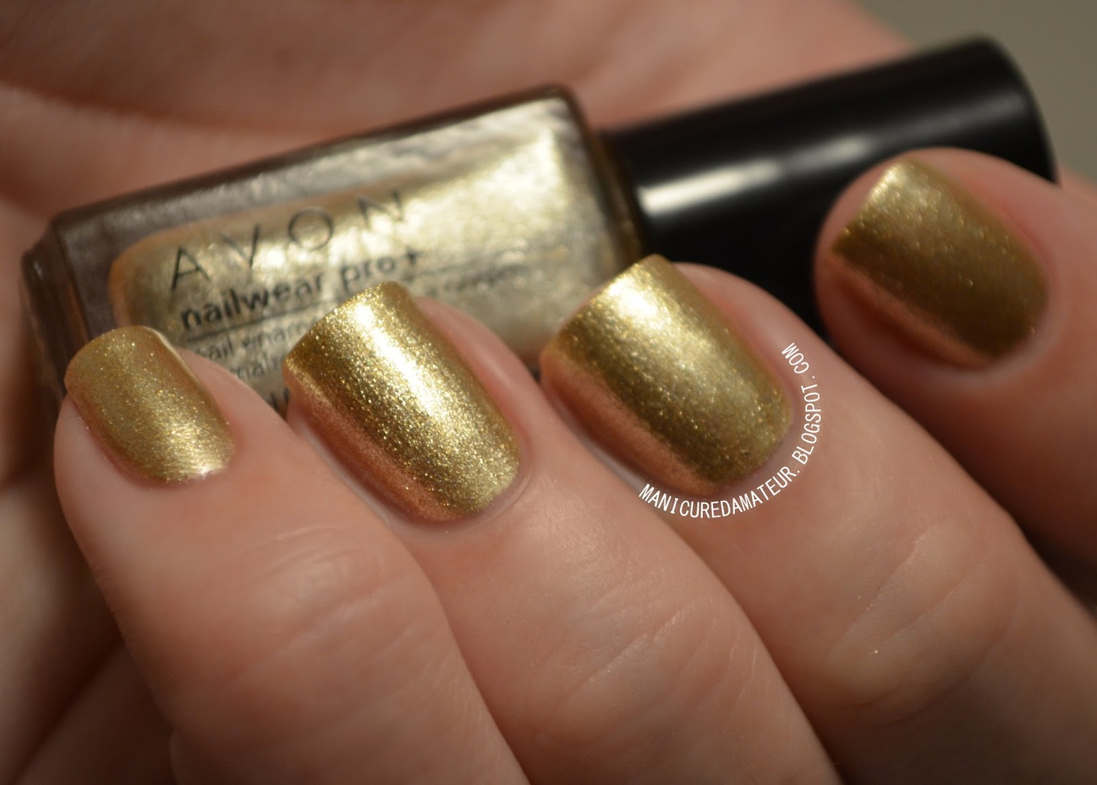 The Manicured Amateur: Metallic Manicures with the Avon Party Polish ...