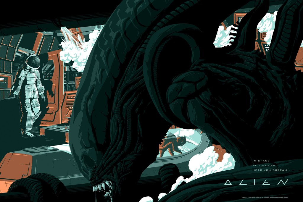 The Geeky Nerfherder: Movie Poster Art: Alien (1979)