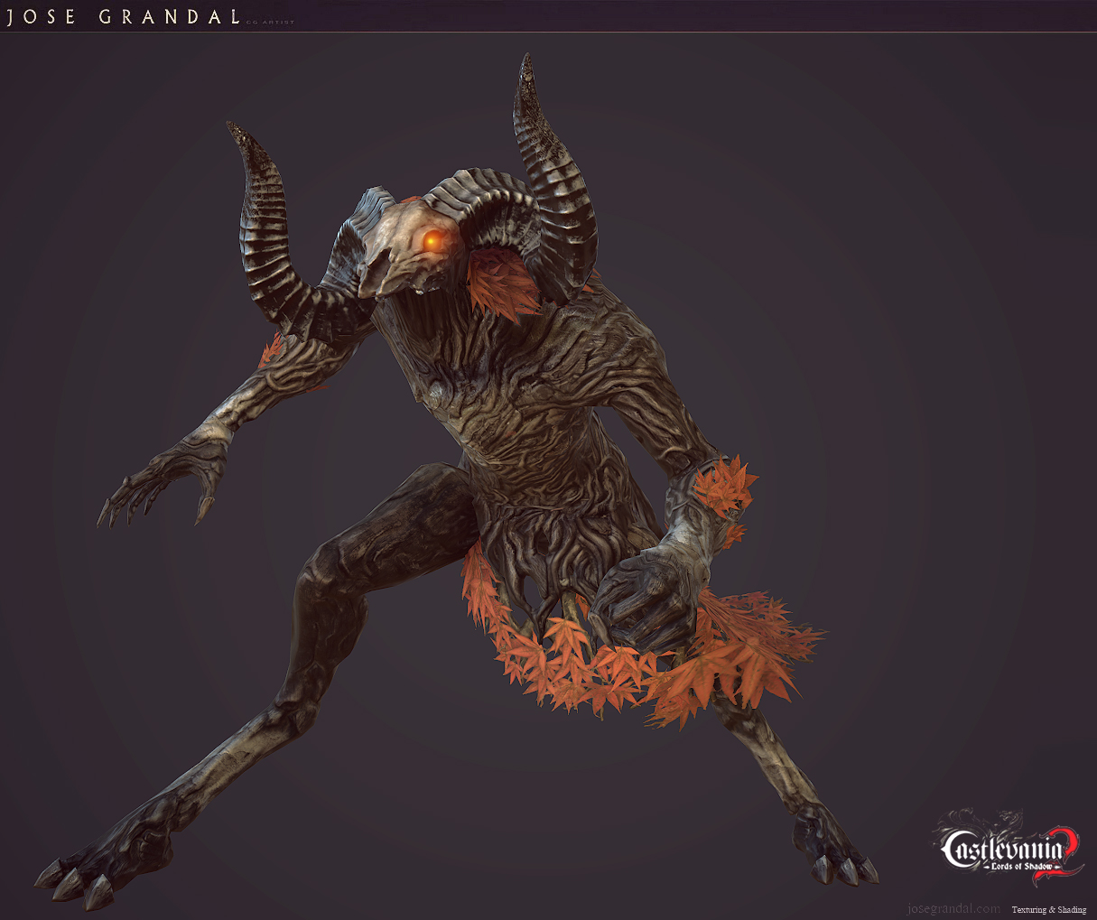 Jose Grandal Portfolio: Castlevania: Lords of shadow 2. Dark pan