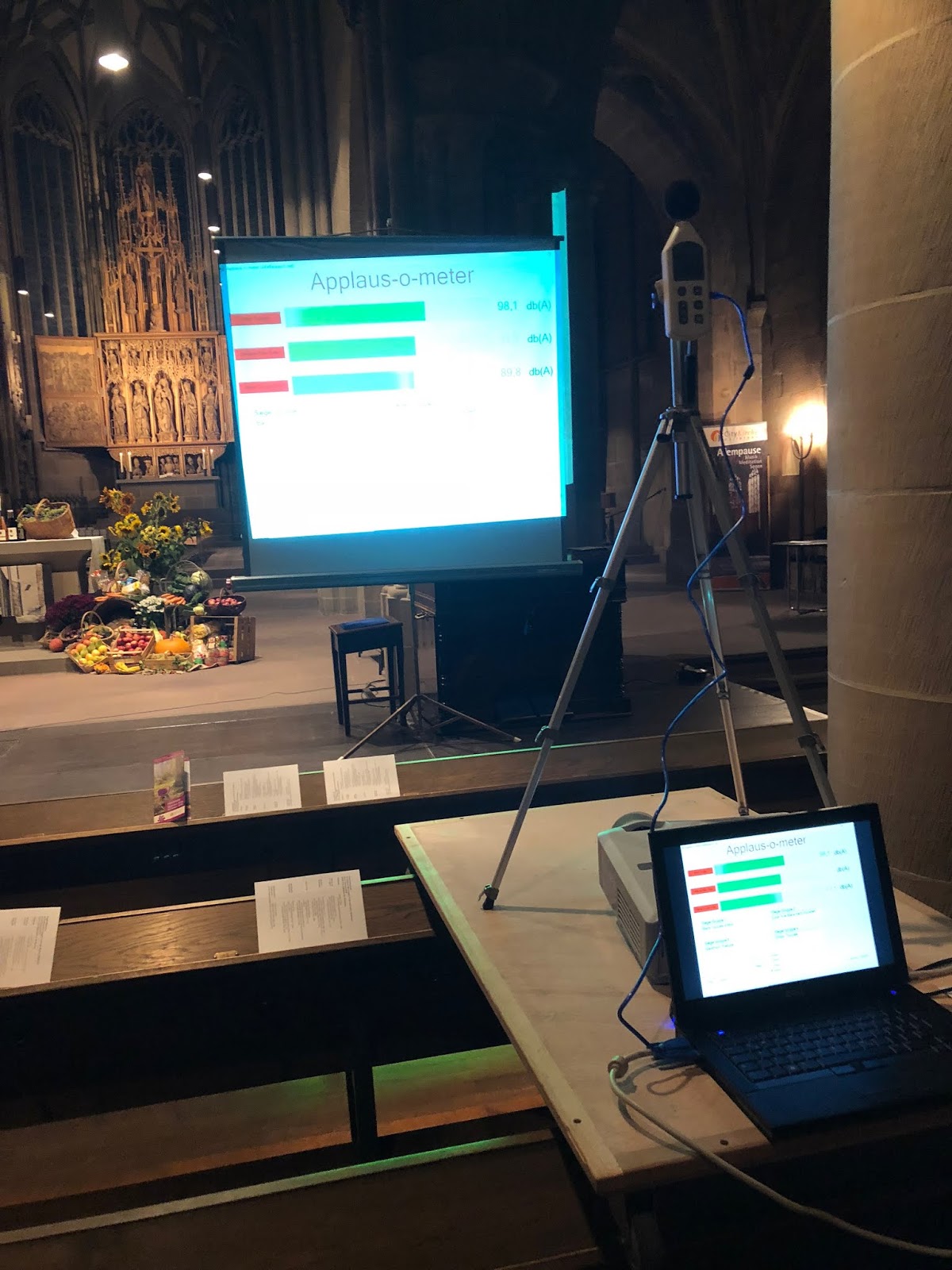 AReResearch - Andy Reischle: How to build a low cost applause-o-meter