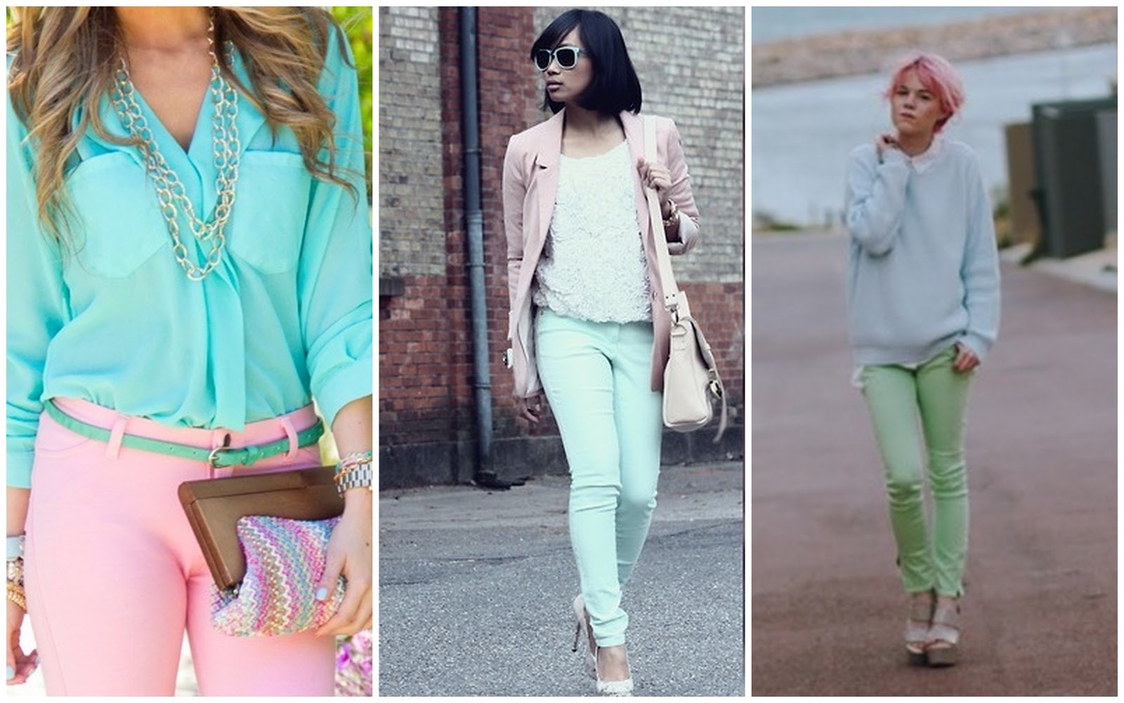 Não vou sair assim: Como usar: tons pastel