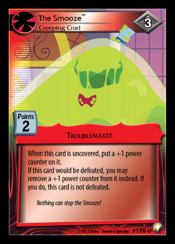 MLP The Smooze, Creeping Crud CCG Cards | MLP Merch
