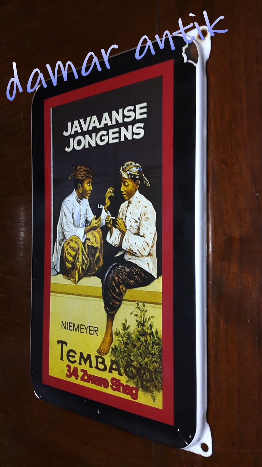 Damar Antik: Iklan Enamel TEMBACO ( SOLD )