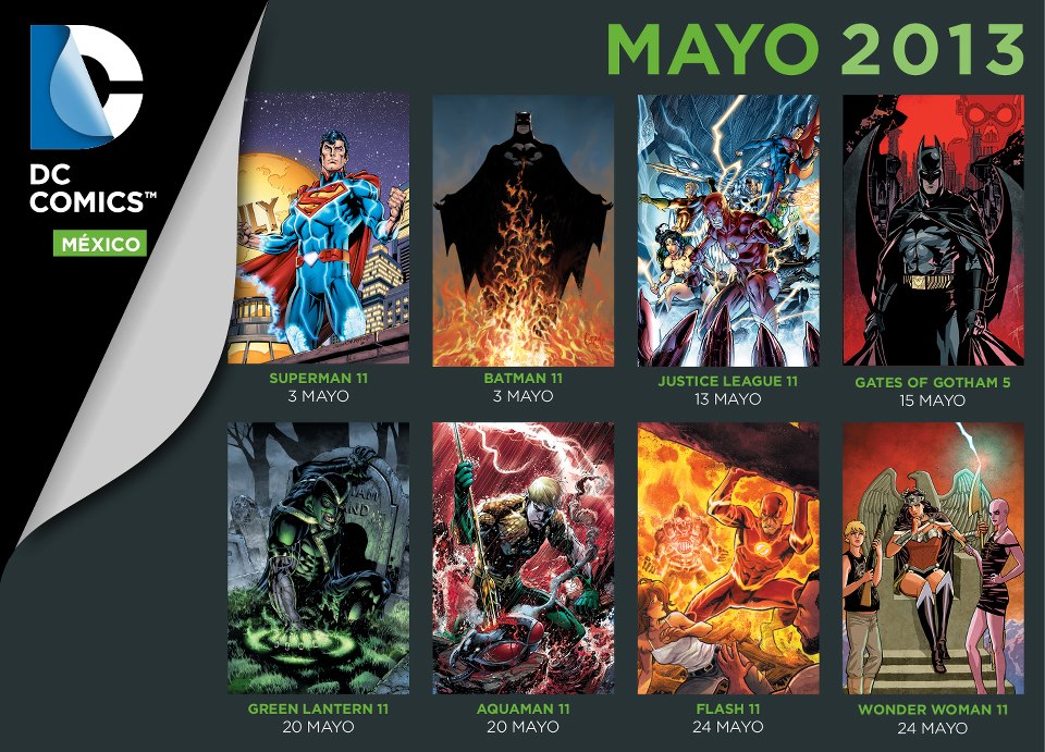 Daily Comics Mexico: DC Comics México Mayo