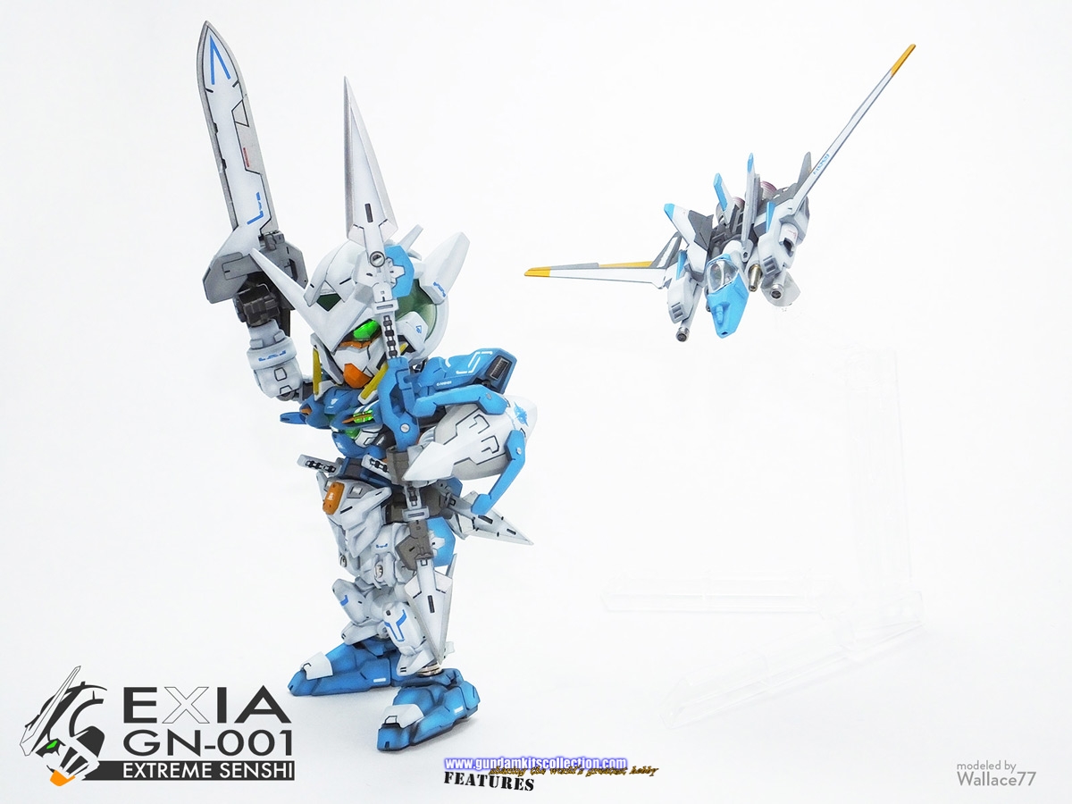 Custom Build: SD GN-001 Gundam Exia Extreme Senshi