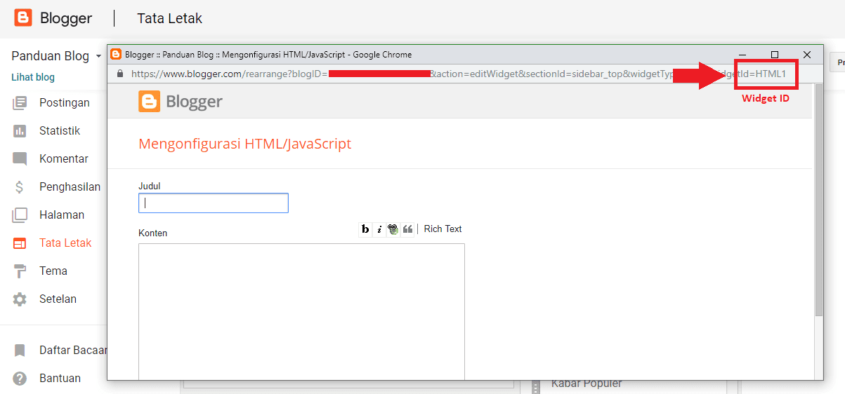 Cara Membuat Sticky Widget di Sidebar Blog - Panduan Blog
