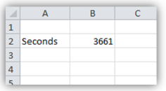 Microsoft Excel: Convert Seconds to HH:MM:SS Format ~ Tech Volcano