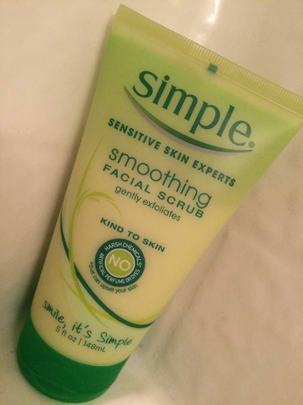 The Cozy Life: Skincare Review: Simple Smoothing Facial Scrub