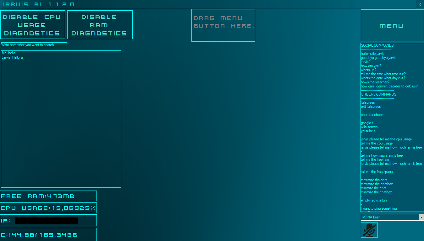 Digital assistant J.A.R.V.I.S: JARVIS AI v1.1.2.0 is released!