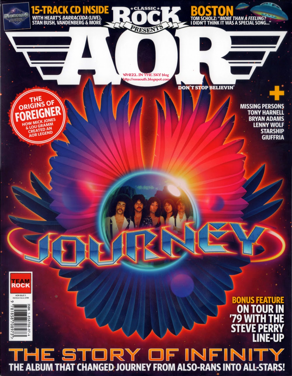 WHEEL IN THE SKY: Classic Rock Presents AOR Magazine, The Story Of Infinity