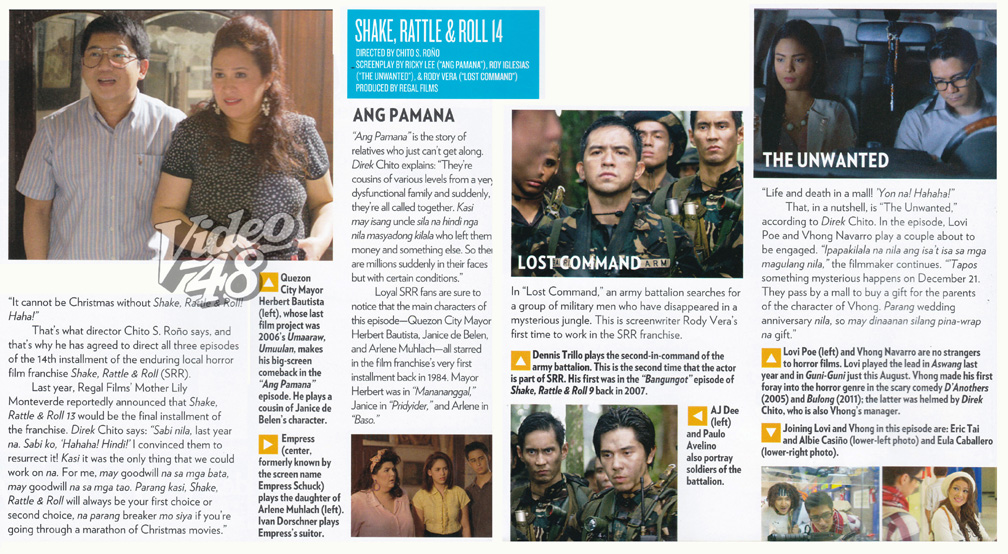 Video 48: "SHAKE, RATTLE & ROLL" FILM SERIES (1984- 2014)/ Re-updated