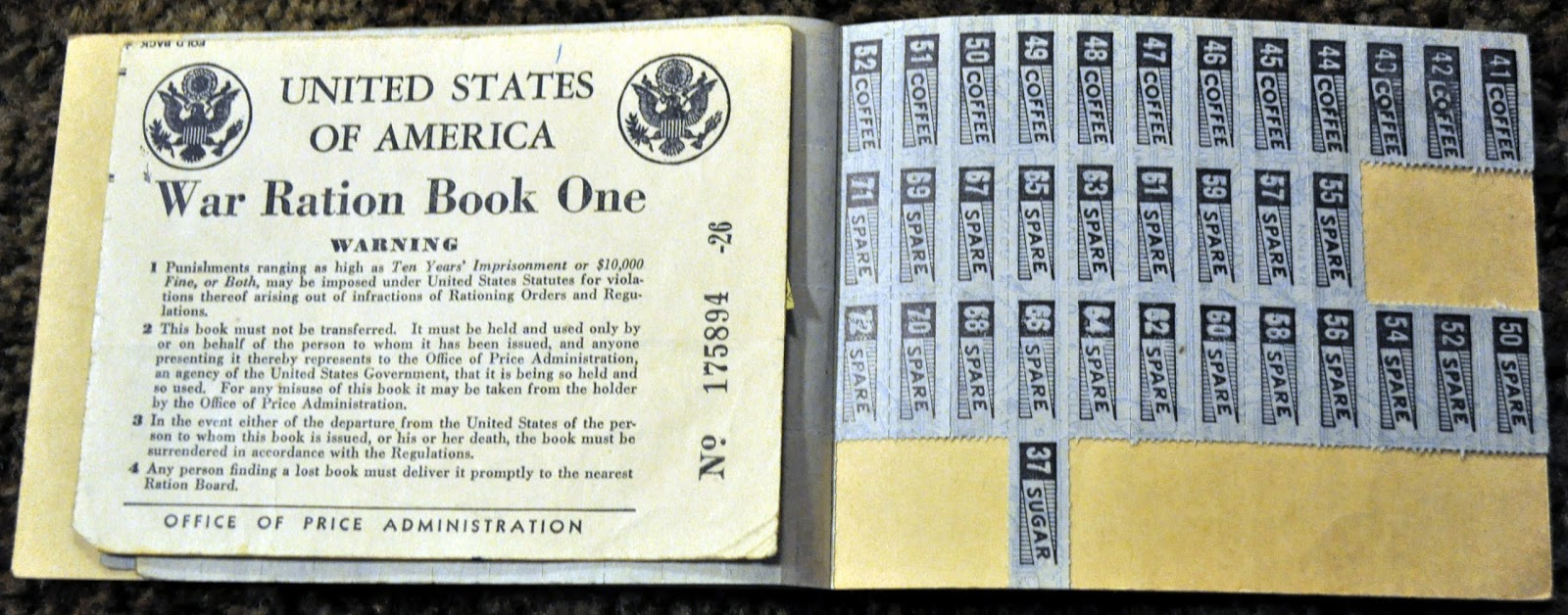 Just A Car Guy: WW2 mileage ration sticker and info