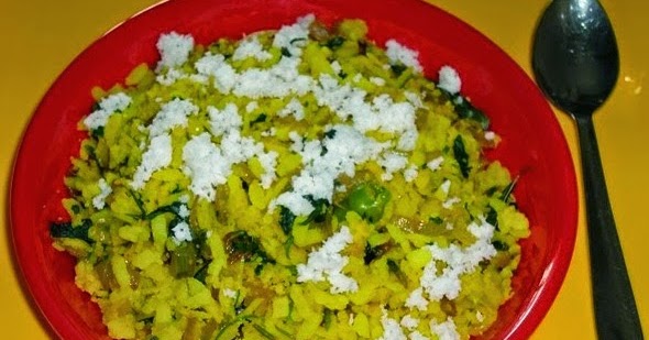 Vidya's Recipes: Maharashtrian kande pohe recipe - Beaten rice kande pohe