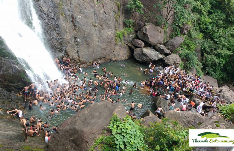 palaruvi waterfalls kollam district