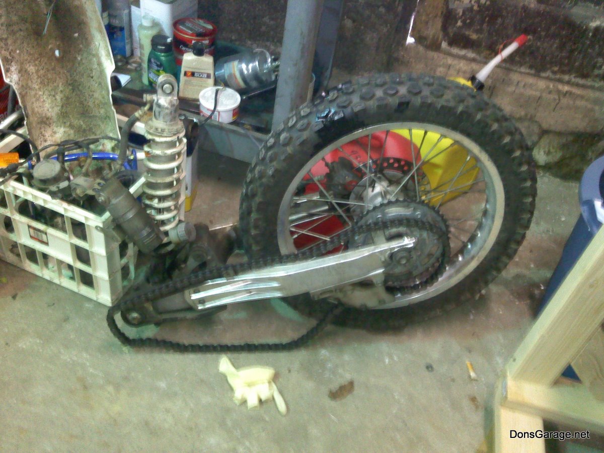 Don's garage: DR350 Supermoto Project