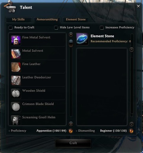 Vindictus[NA]: How to make Element Stone?