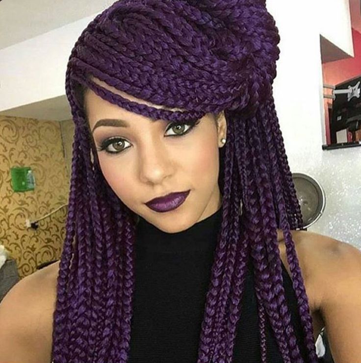 9 Ideas For Styling Your Box Braid ~ Black White Nation