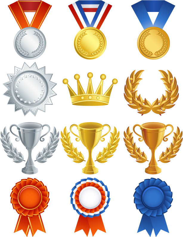 Template CorelDraw Trophies medals - EIO ARTS