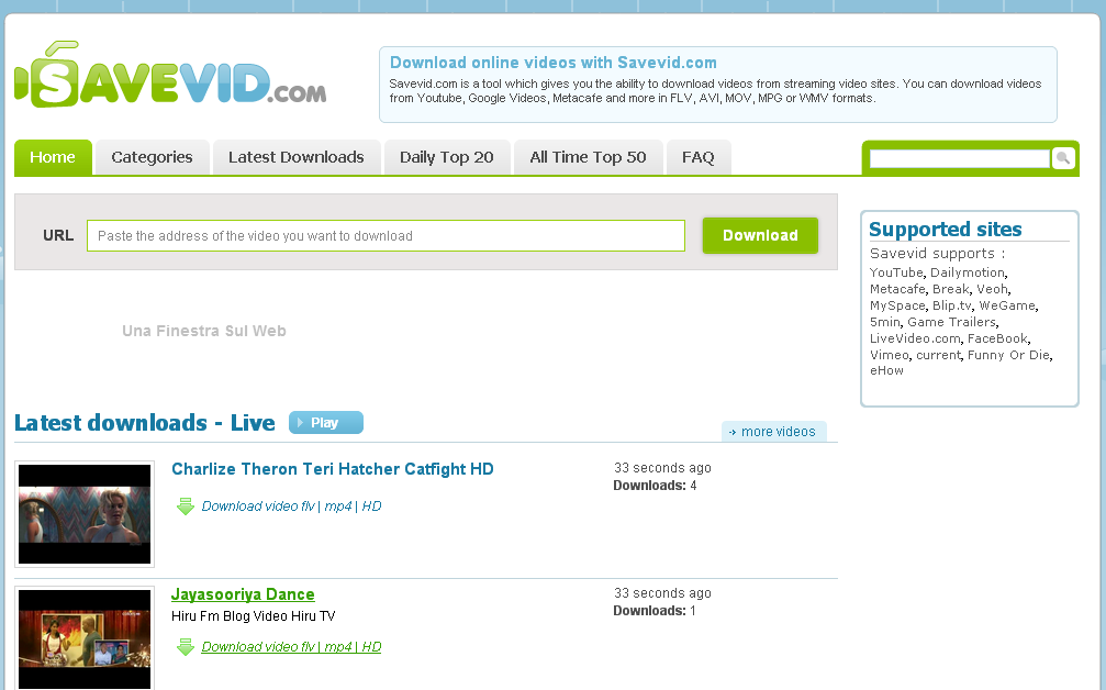 SaveVid: strumento per scaricare i video di Youtube