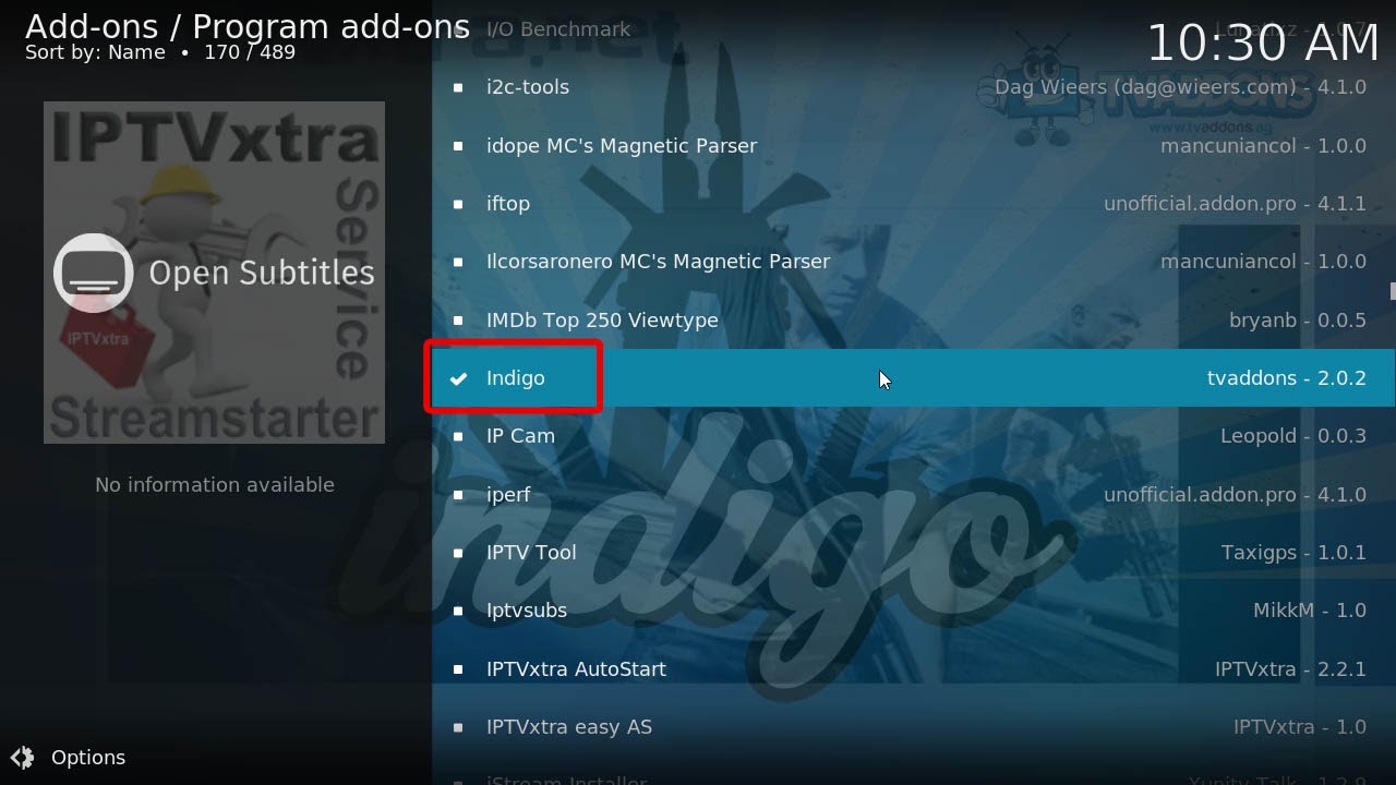 睇片研究所: Indigo Tool - 包含極多addon合集及功能的Kodi附件(新安裝方法)