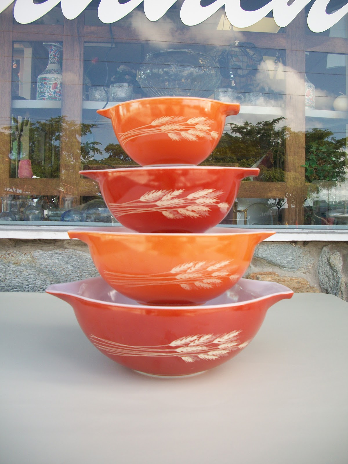 Still Stunning Vintage Resale: Vintage Pyrex Autumn Harvest Burnt ...