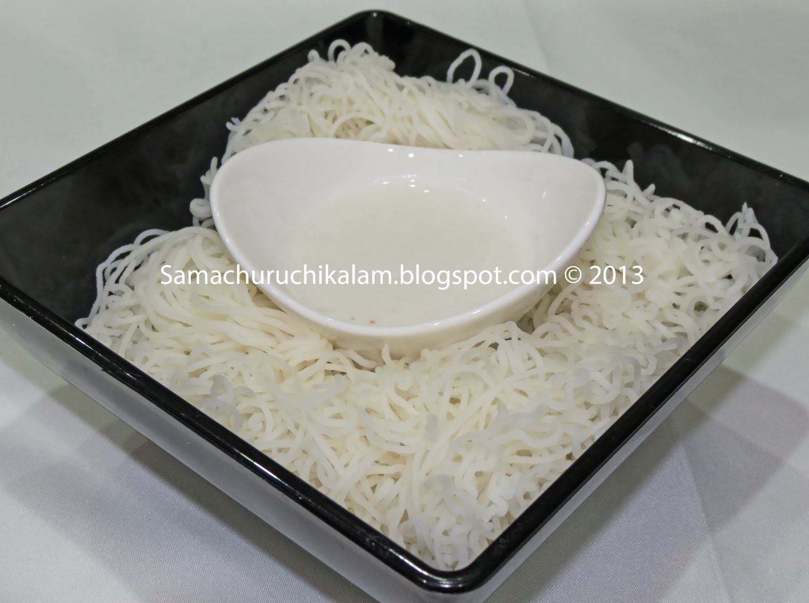 Recipes from Manju's kitchen: Sandhagai / Rice Sevie / Rice Noodles