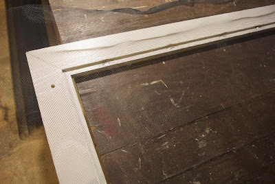 Life at Pugsley: How to make wood window screens 11: Installing the ...