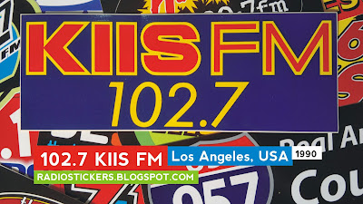 RADIO station stickers... and more!: 102.7 KIIS FM, Los Angeles (1980s ...