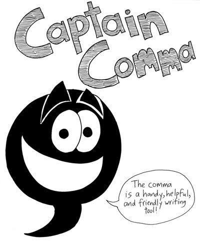 Comics Class GO!: Sunday is Comics Day: Captain Comma