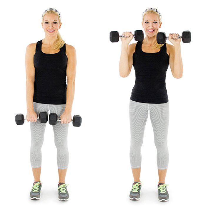 5 movimientos esenciales para el bíceps bien formado