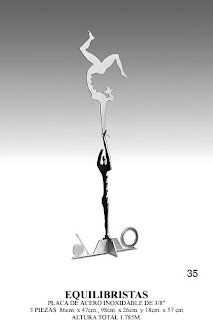 La Cuerda del Equilibrista: Equilibristas ilustrados (y esculpidos)