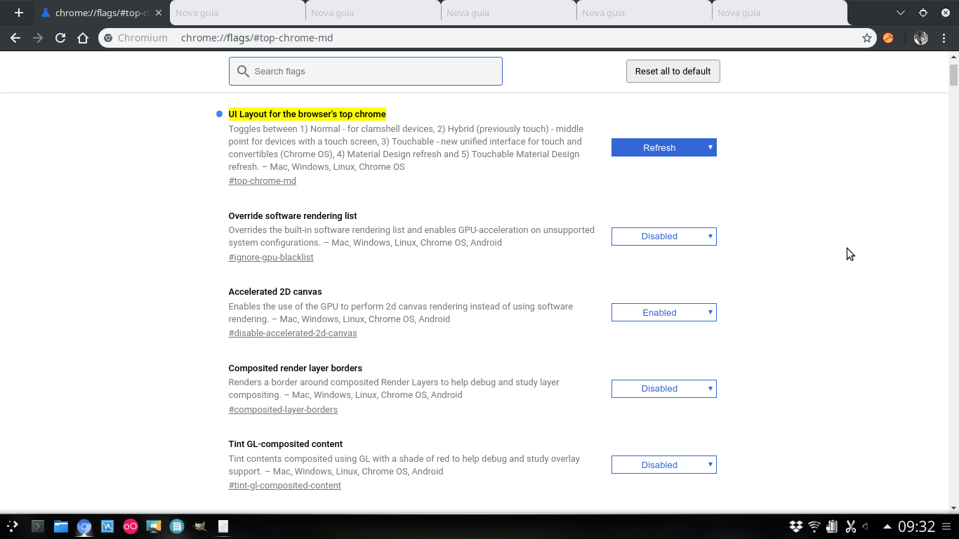 Teste a nova interface do Google chrome