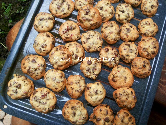 Kue Kering Kismis dengan Choco Chips - Cookies dengan rasa nano-nano ...