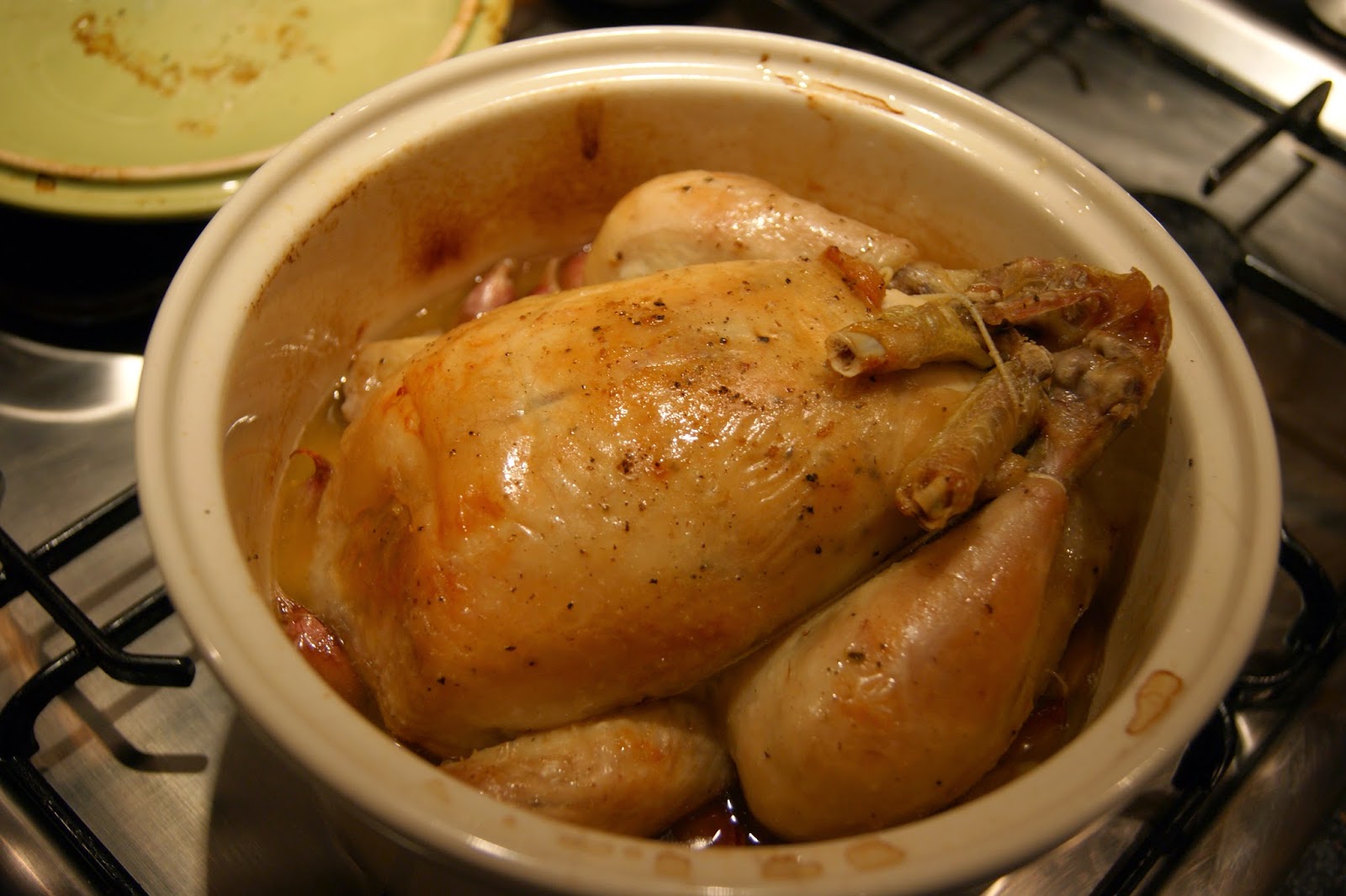 Boozy garlic and sage chicken... - Frills 'n' Spills