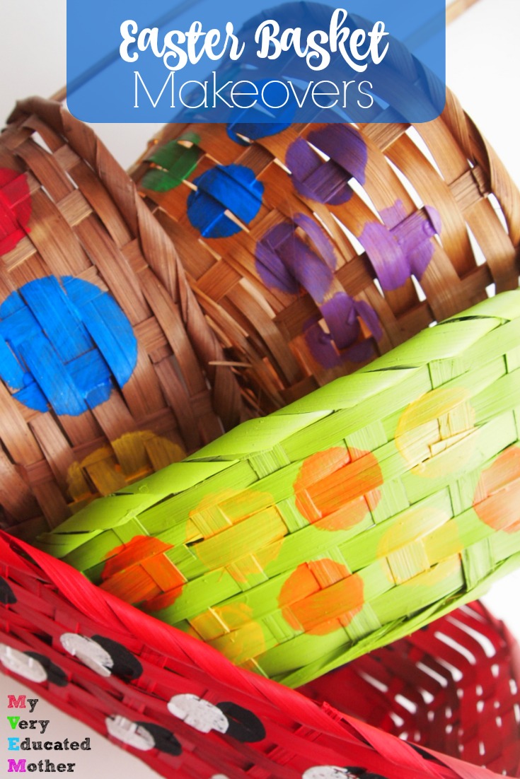 Give Your Old Easter Basket a Colorful Makeover