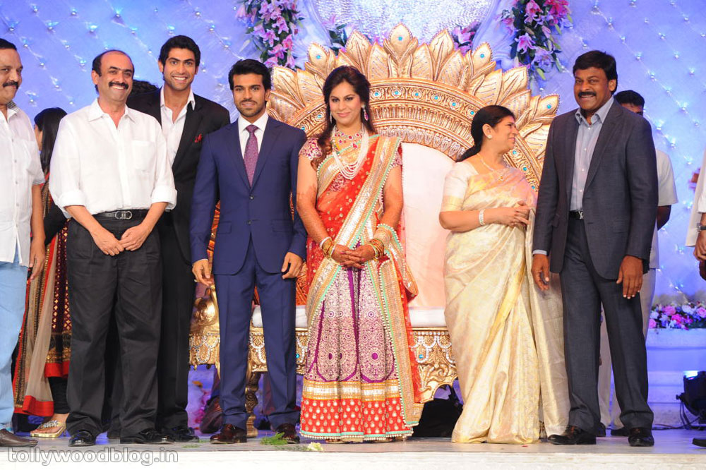 Ram Charan Wedding Reception Photos, Ram charan Upasana Marriage Reception