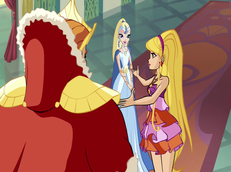 Imágenes de la visita de Stella al palacio de Solaria con sus padres ...