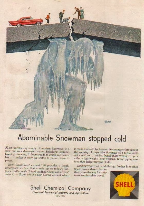 I Loved the Yeti: 1961 Shell Ad
