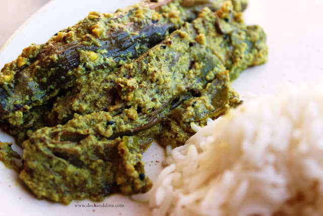 Sorshe Mocha/ Banana Flower in Spicy Mustard Gravy - Deck and Dine