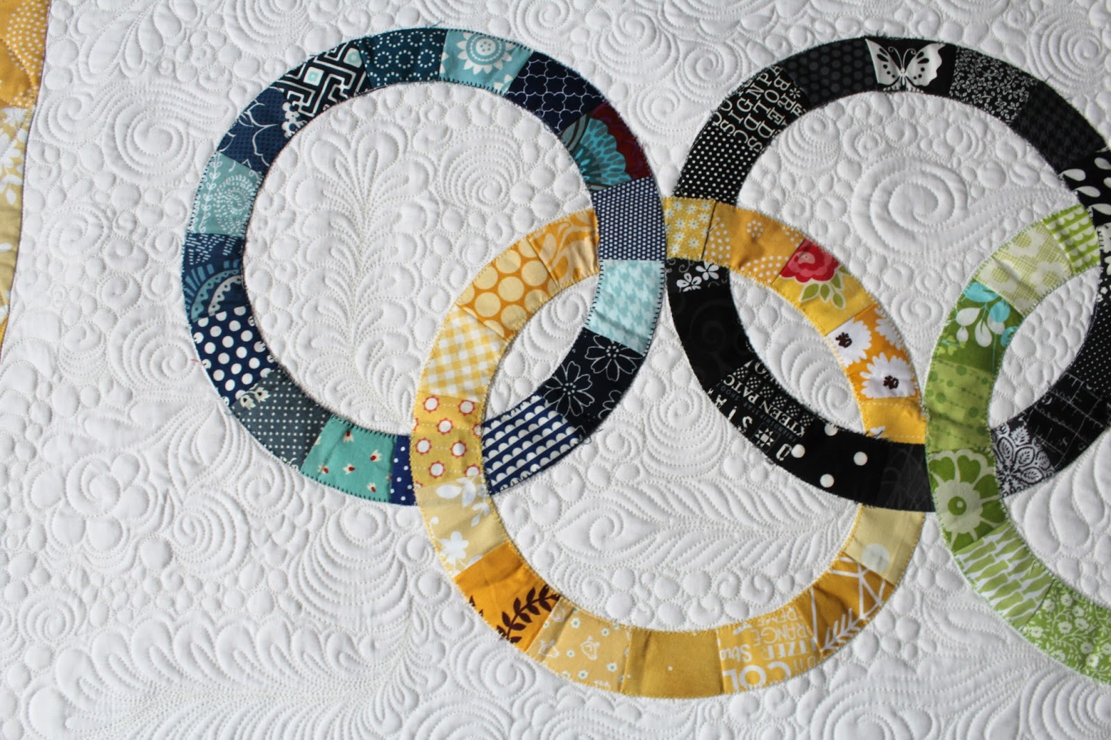 Natalie Ever After: The Olympics!!! (a quilt tutorial)