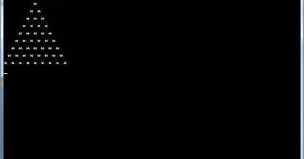 Dikisu: MEMBUAT SEGITIGA BINTANG MENGGUNAKAN BAHASA PEMROGRAMAN TURBO C++