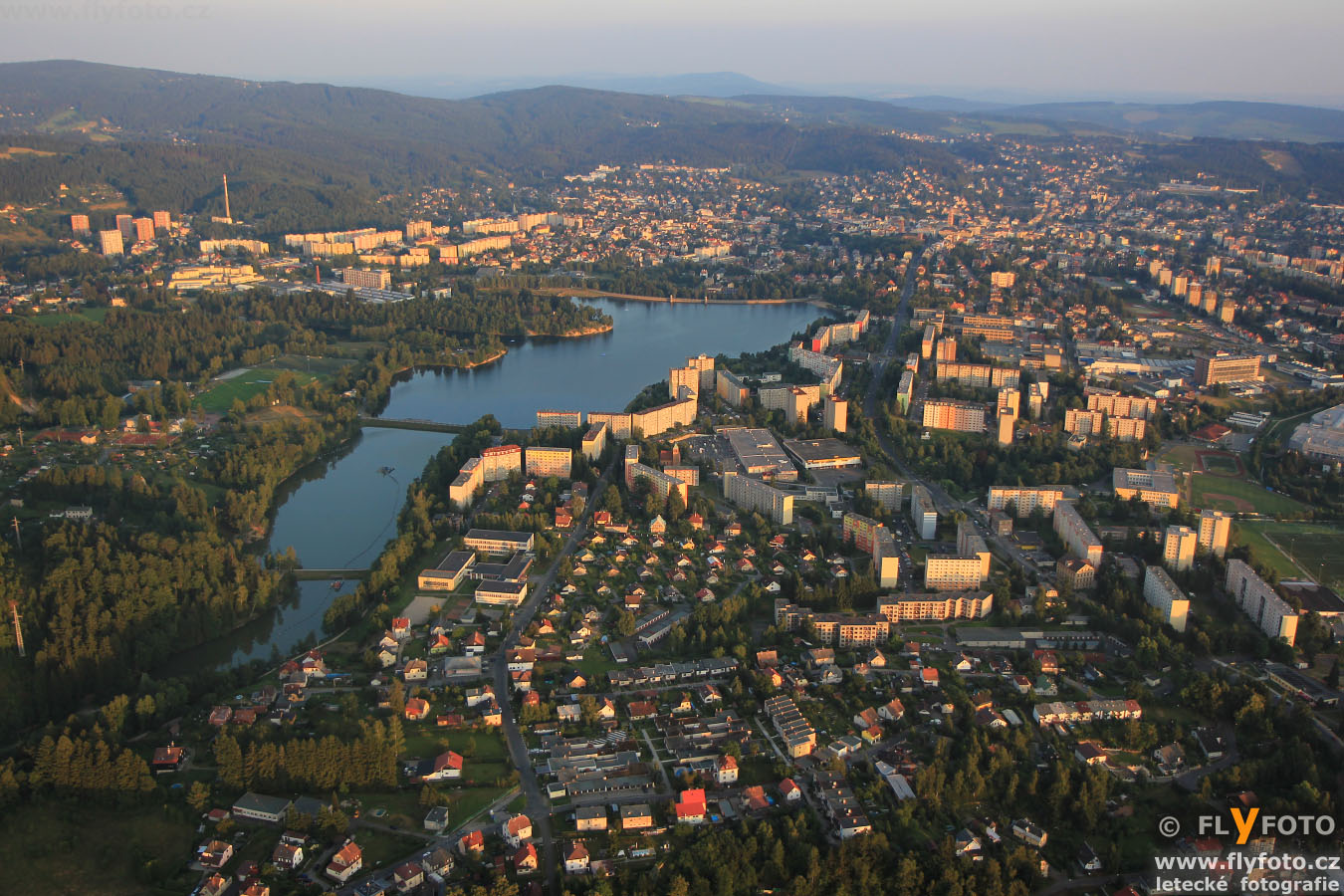 FLyFOTO letecká fotografie a video: Jablonec nad Nisou