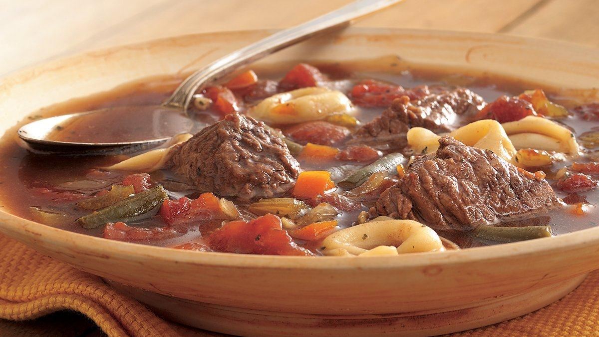 Let It Be: Slow Cooker Beef Tortellini Soup