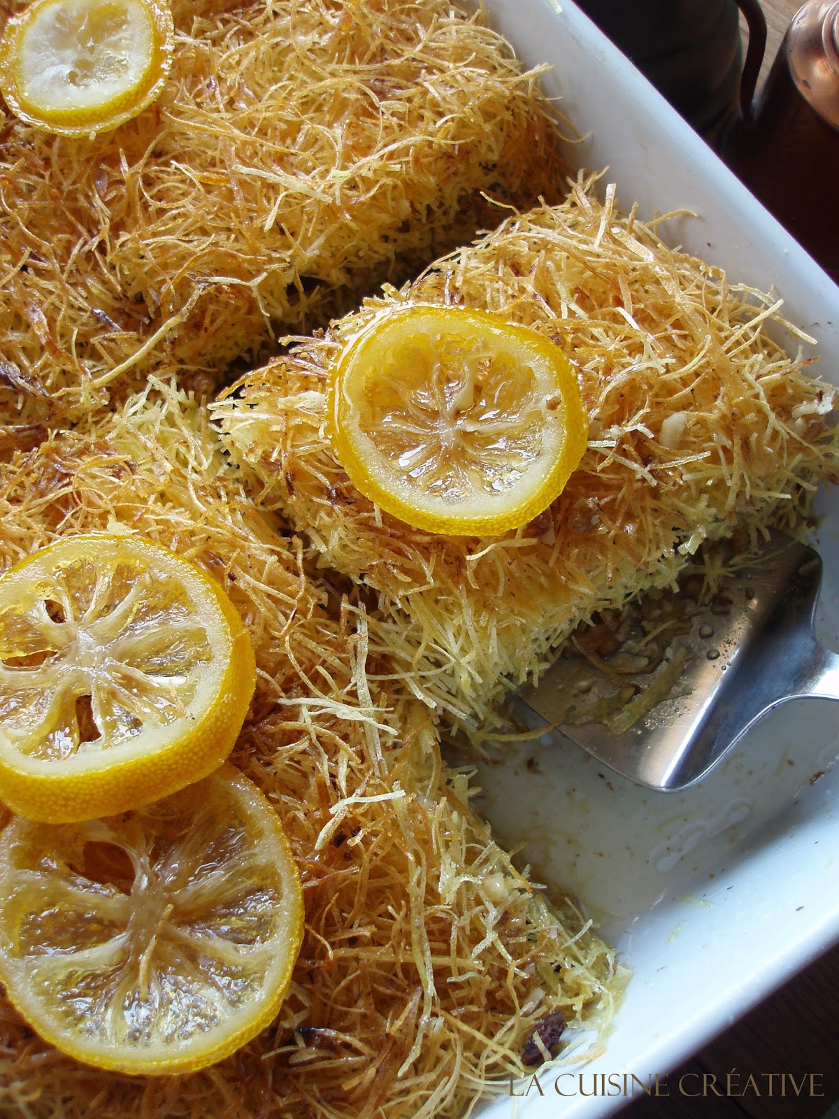 La cuisine creative: Kadaif