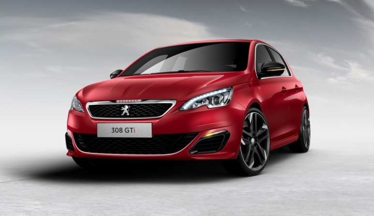 Peugeot 308 2 GTi (2015 à 2017) - Couleurs et code peinture